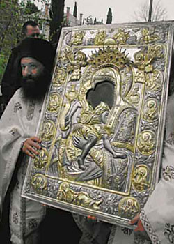 Maica Domnului - icoanele facatoare de minuni din Sfantul Munte Athos